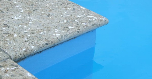 Concrete Bullnose Coping Paver - Honed 600 x 300mm Specialty